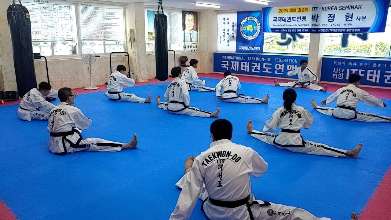 ITF-KOREA特別講習会 ITF朴 禎 賢師賢セミナー